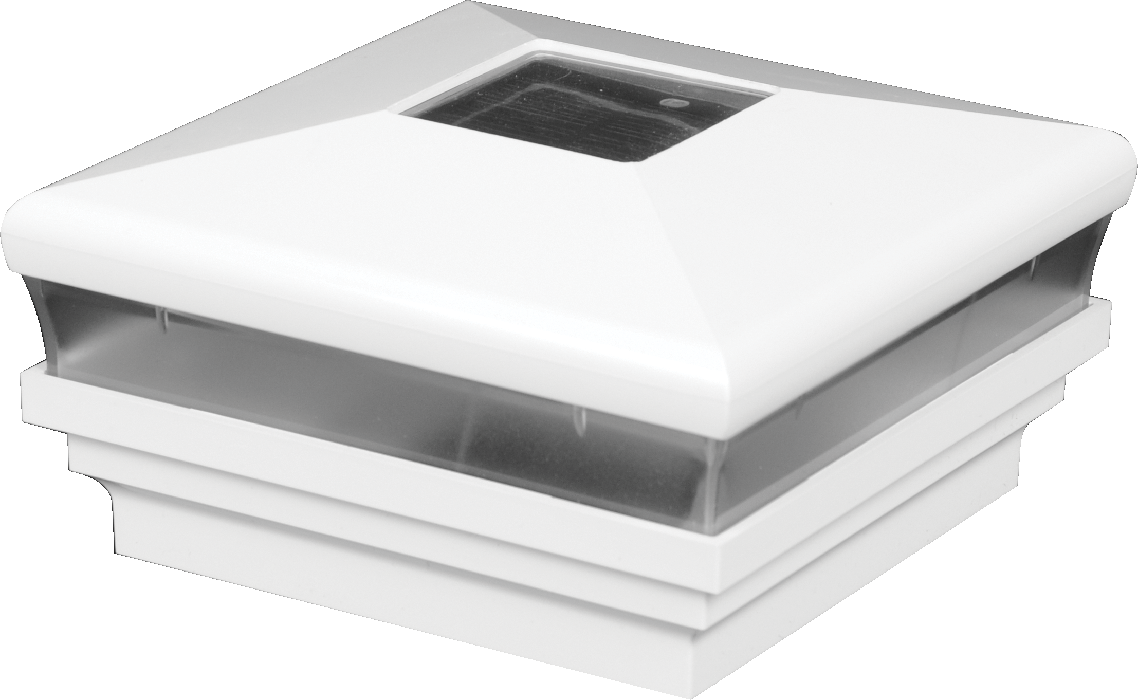 3.625″ Sq. Neptune Solar Light Post Cap