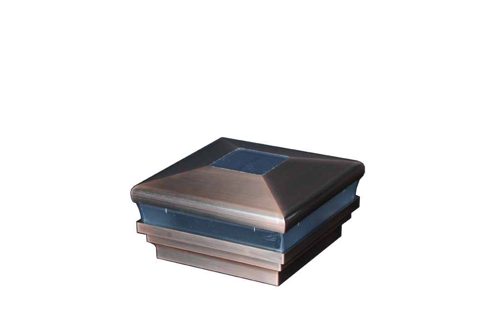 4″ Sq. Neptune Solar Light Post Cap