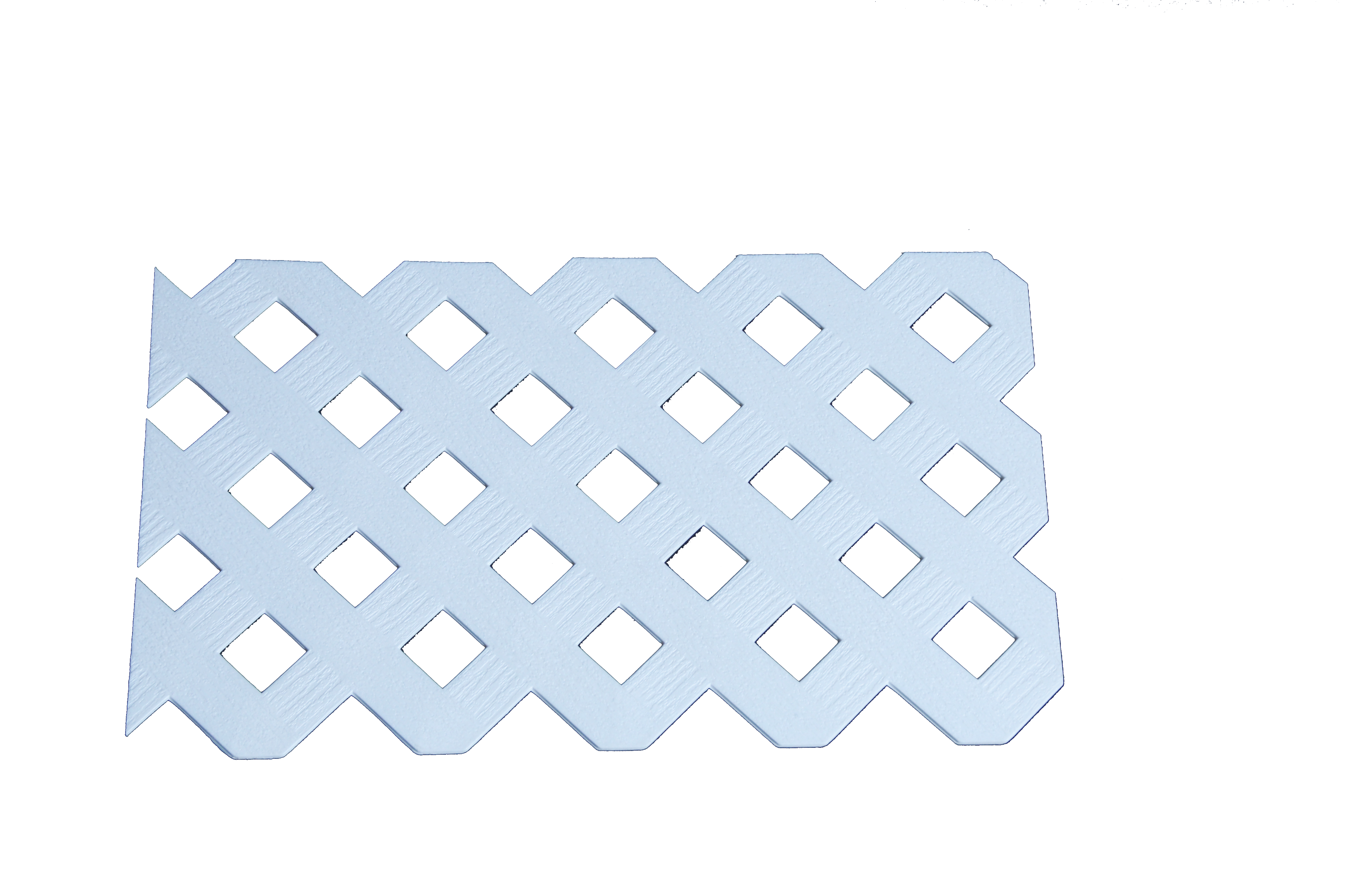12″ X 96″ Privacy Diamond Lattice Panel w/Border